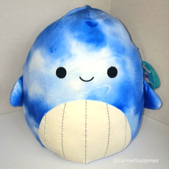 Squishmallows | Toys | Samir Tie Dyed Blue Whale Original Squishmallow ...
